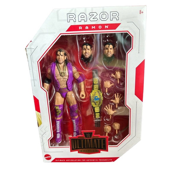 WWE | Toys | Nib Wwe Elite Ultimate Edition Razor Ramon Chase Purple ...